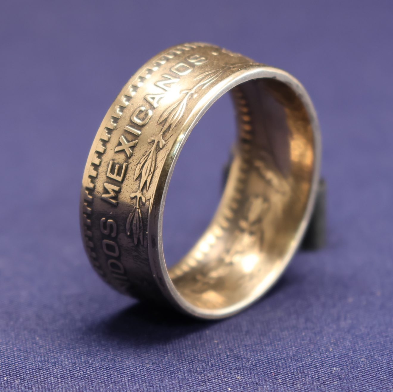 Mexican One Peso 10% Silver Coin Ring - SouthWind Coin Rings