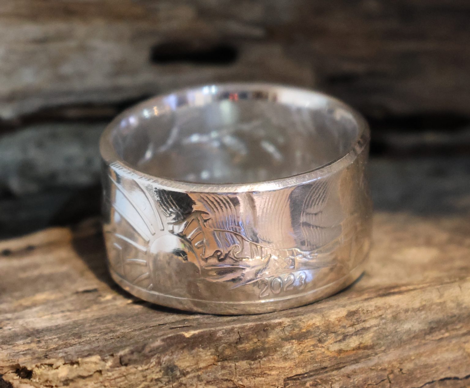 American Silver Eagle Coin Ring - SouthWind Coin Rings