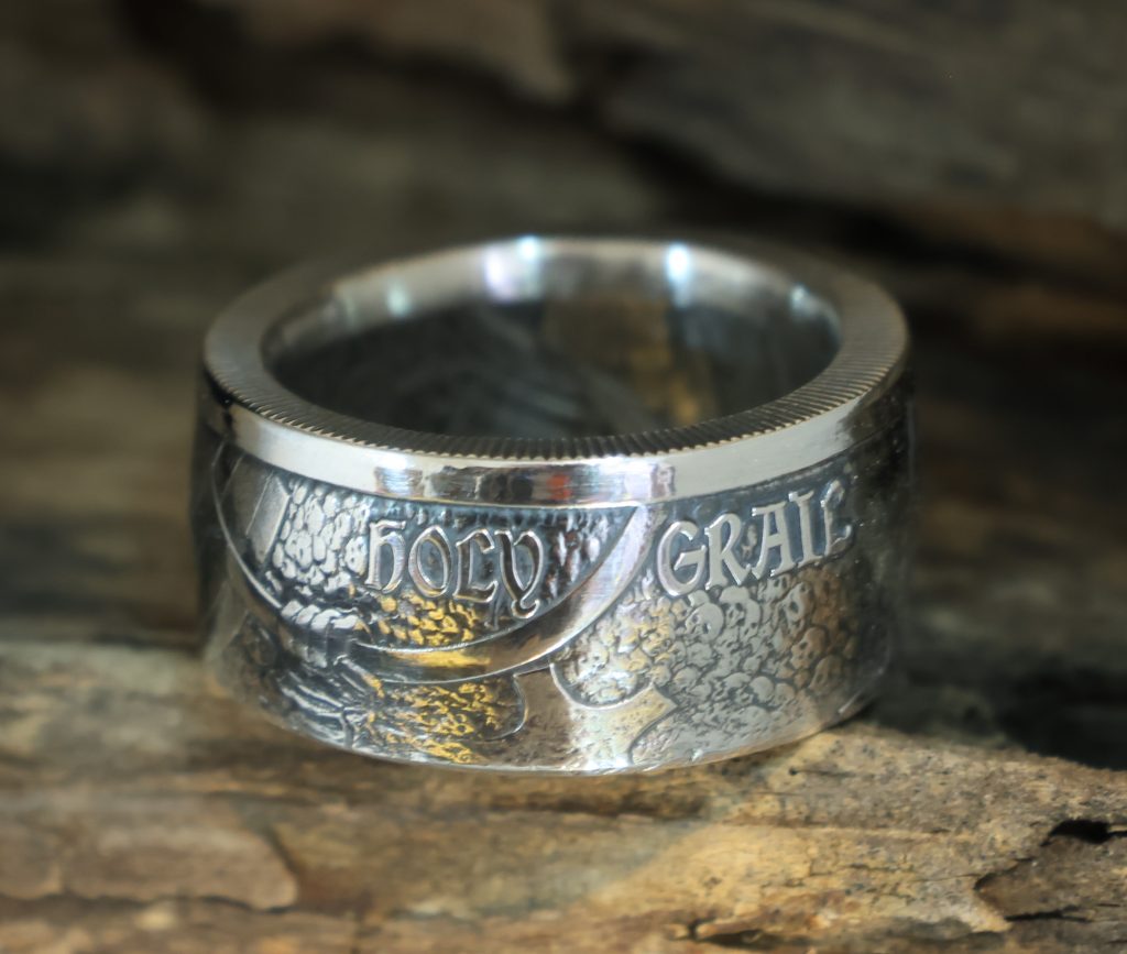 Holy Grail Fine Silver Coin Ring - SouthWind Coin Rings